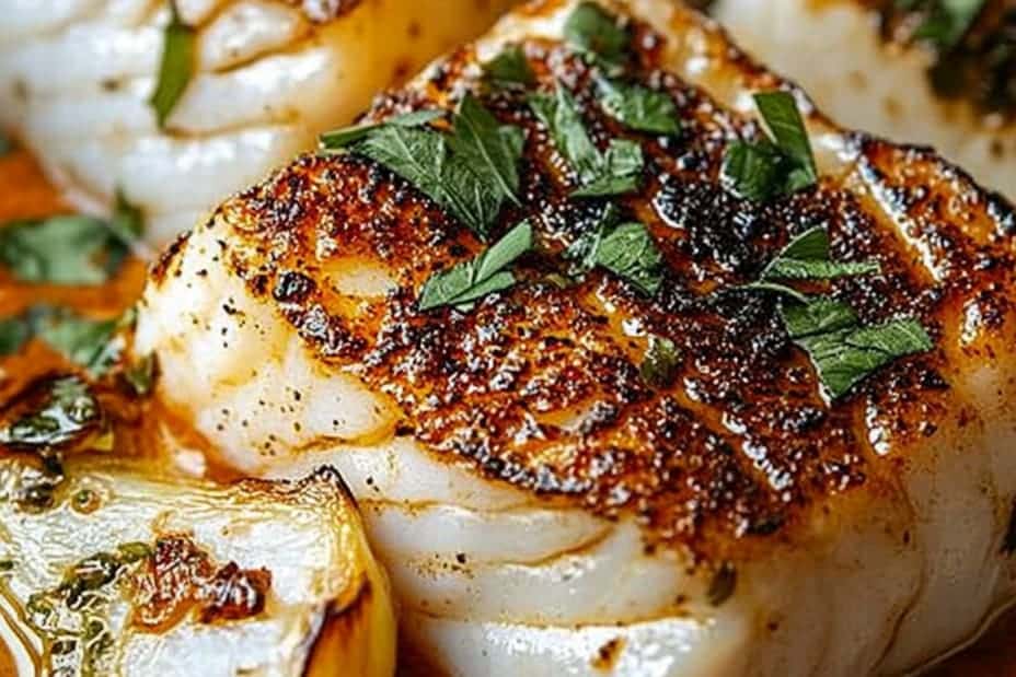 Spanish Grilled Cod with Almond Romesco Sauce: An Incredible Seafood ...